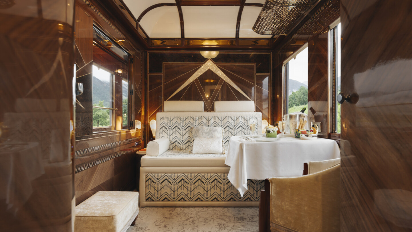 Venice Simplon-Orient Express - new suites by Wimberly Interiors
